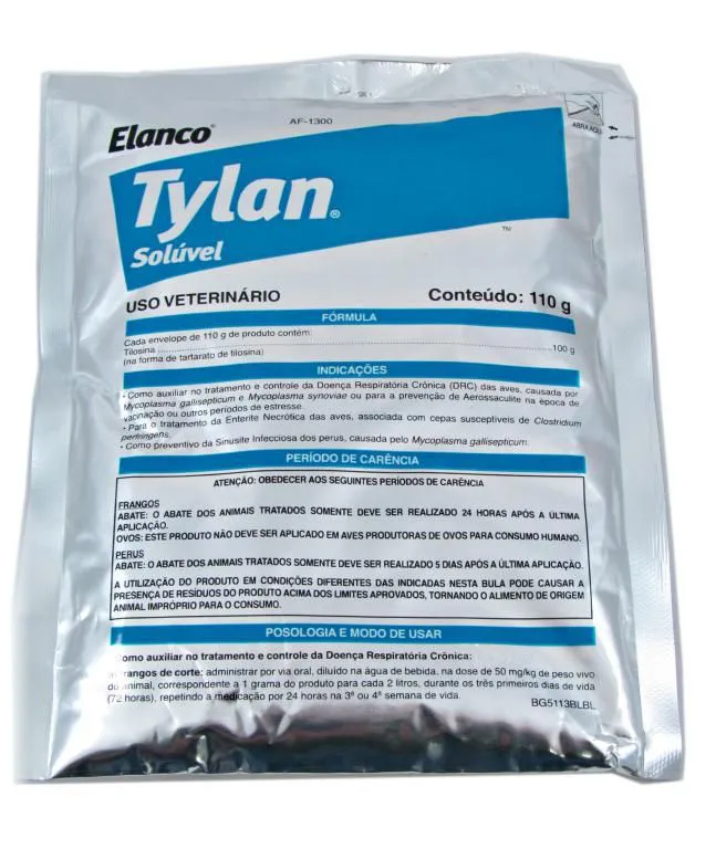 95 - Tylan Solúvel 110g - Oestevet - Distribuidora de Produtos Veterinários