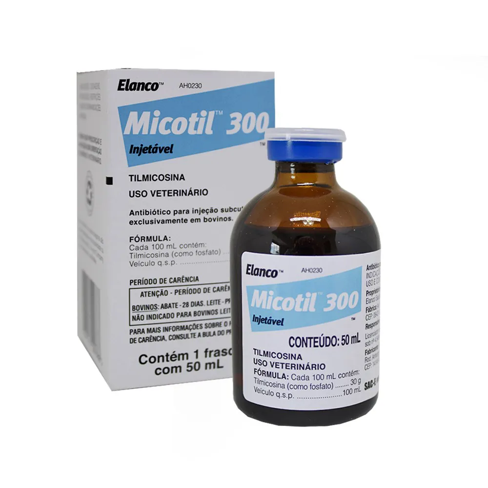 Micotil Injetável - Oestevet - Distribuidora de Produtos Veterinários